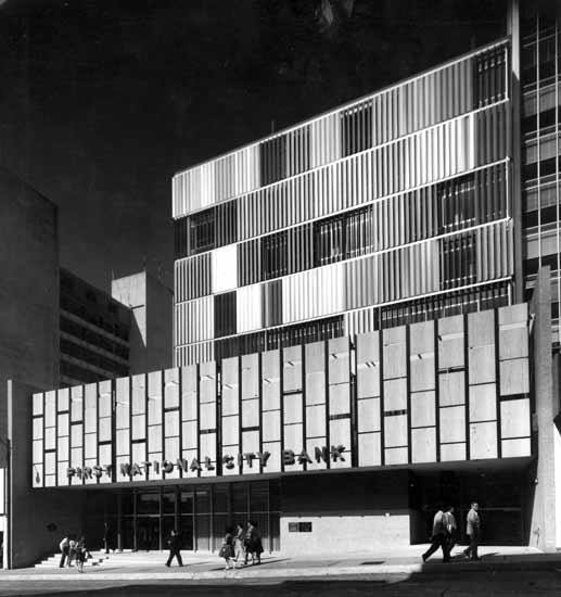 1960• Nueva sede del First National City Bank | Fundación Arquitectura ...