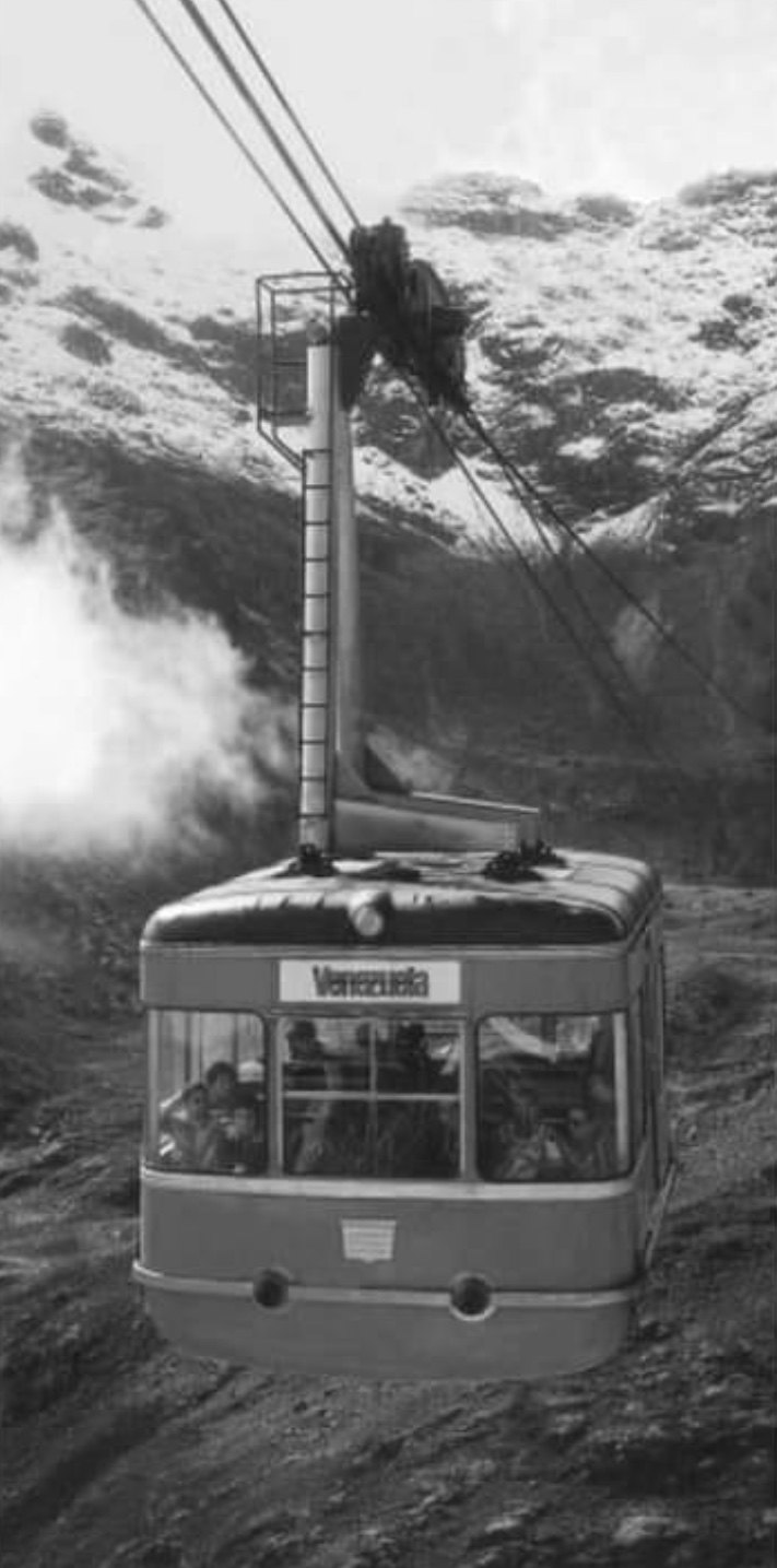 1960• Se pone en servicio el Teleférico de Mérida | Fundación ...
